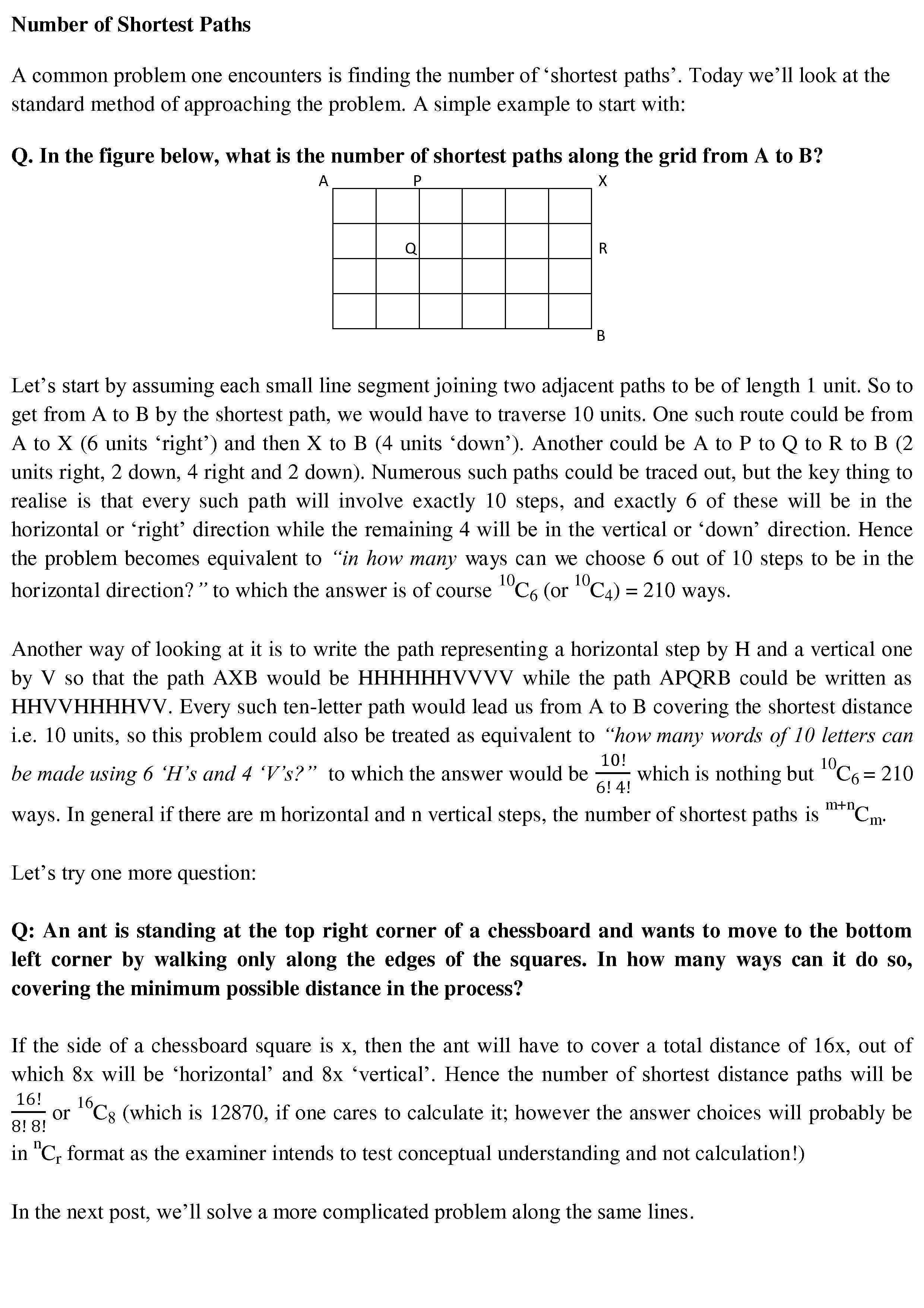 Shortest Path – 1 – CAT-holics
