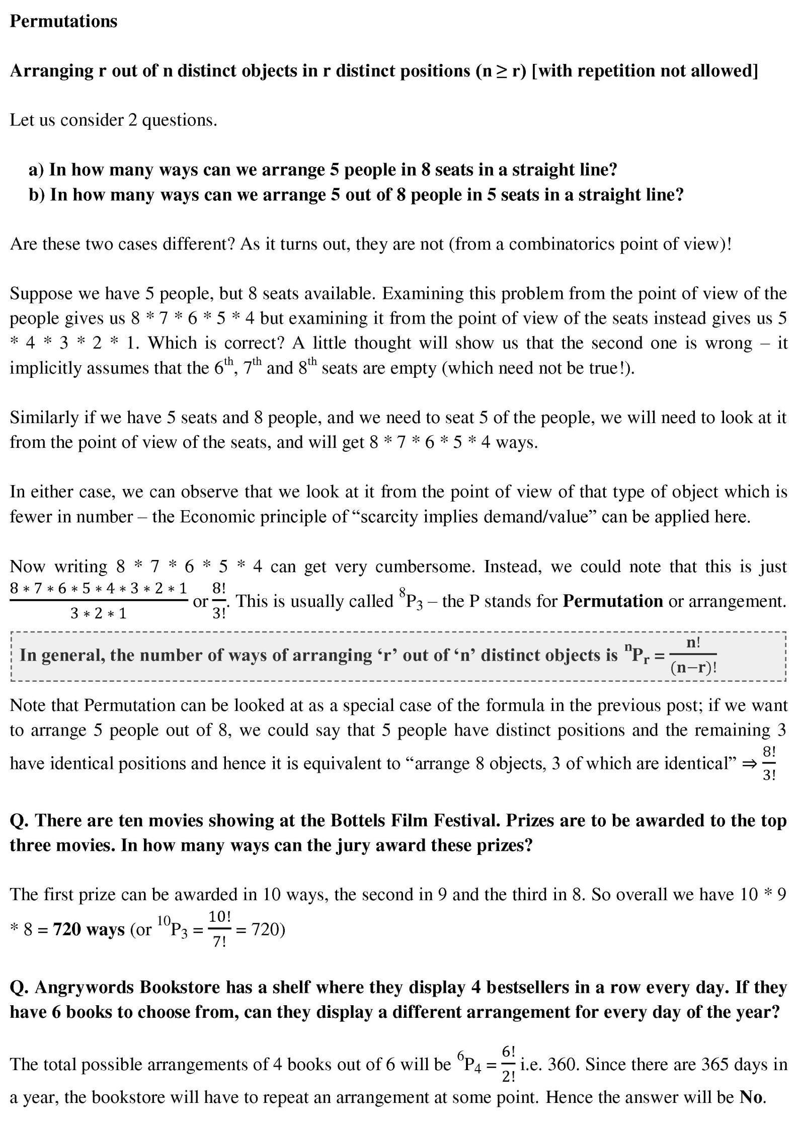 Permutations – CAT-holics