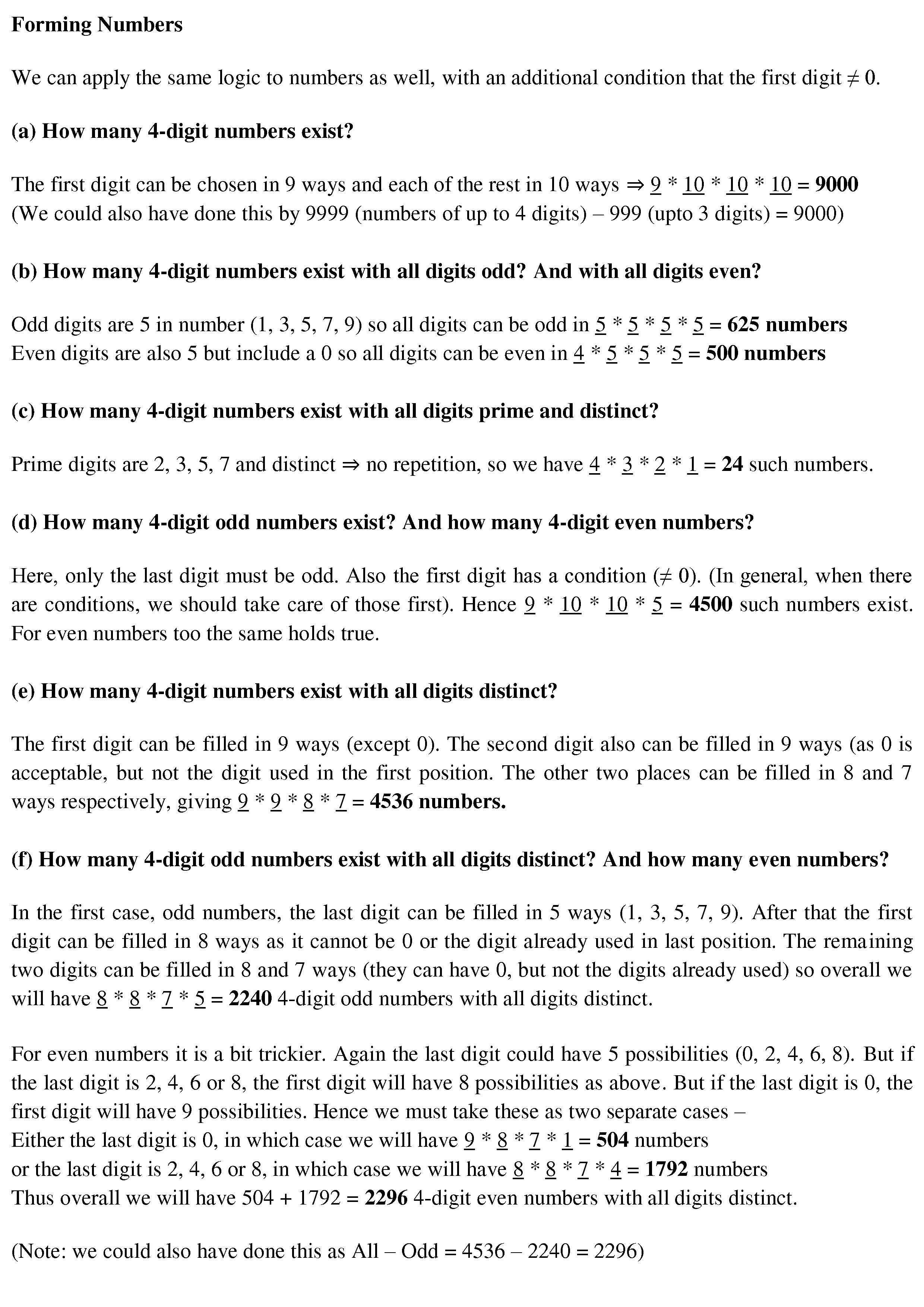 Forming Numbers – CAT-holics
