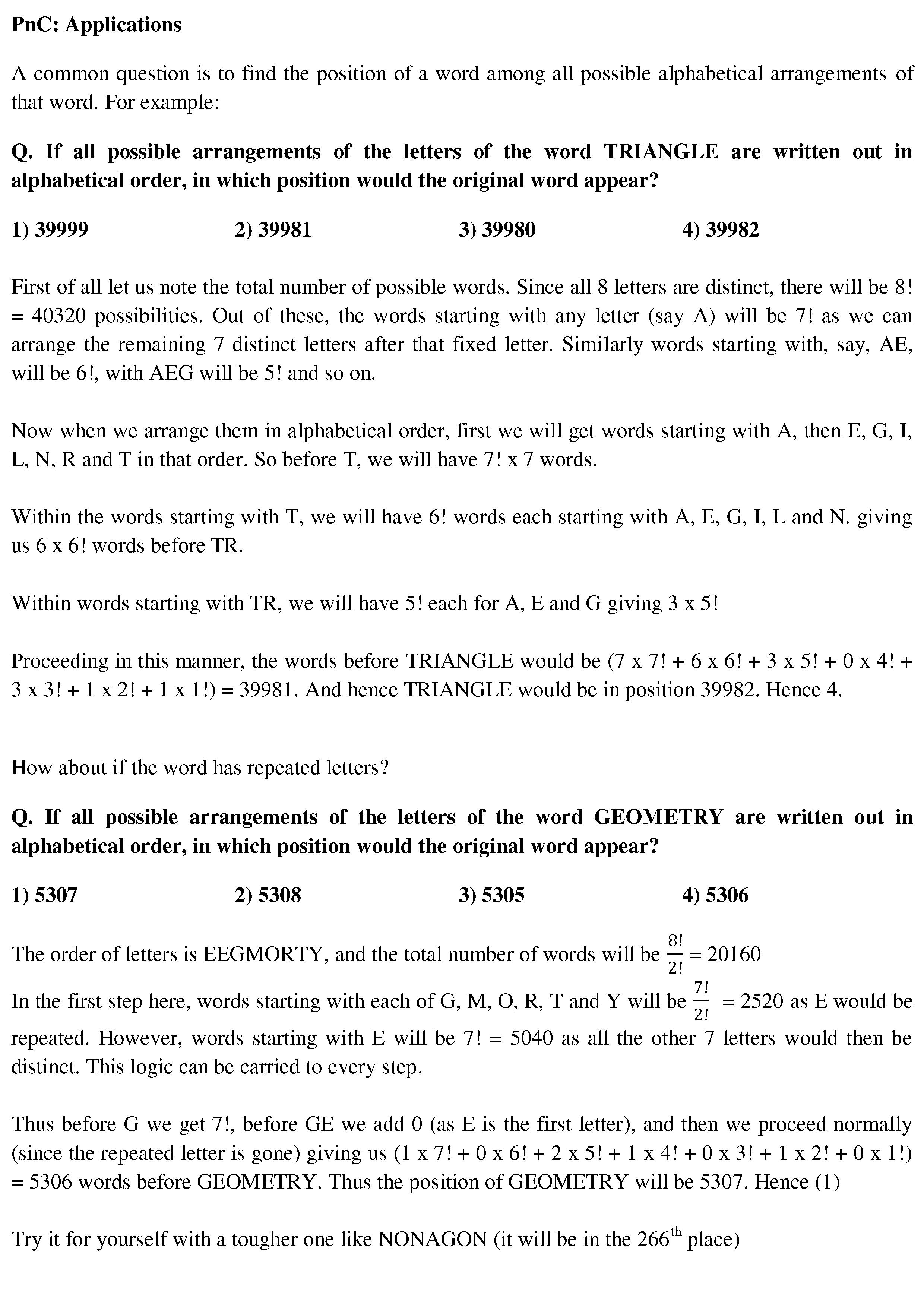 PnC Examples 4 – CAT-holics