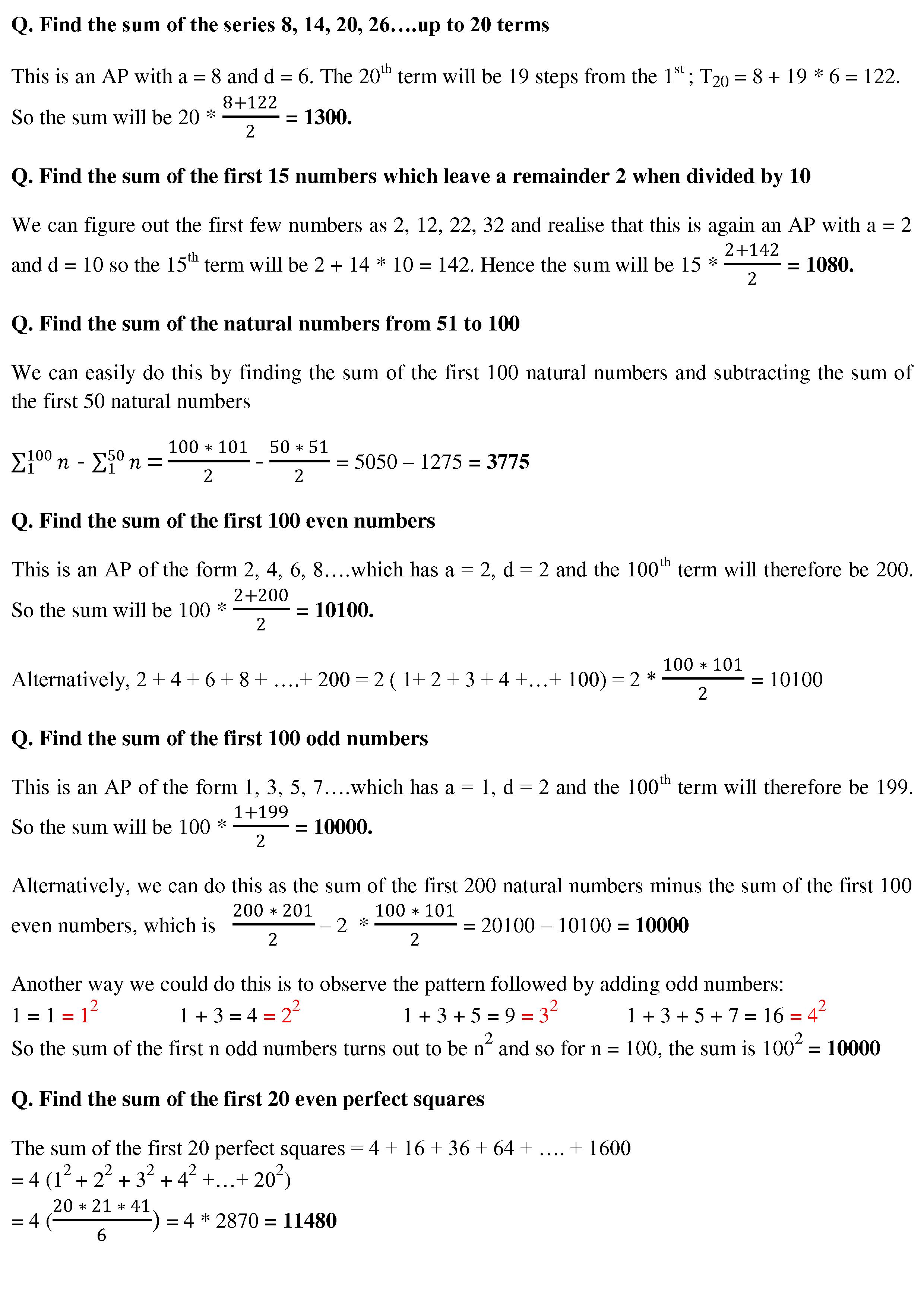Sequences – 3 – CAT-holics