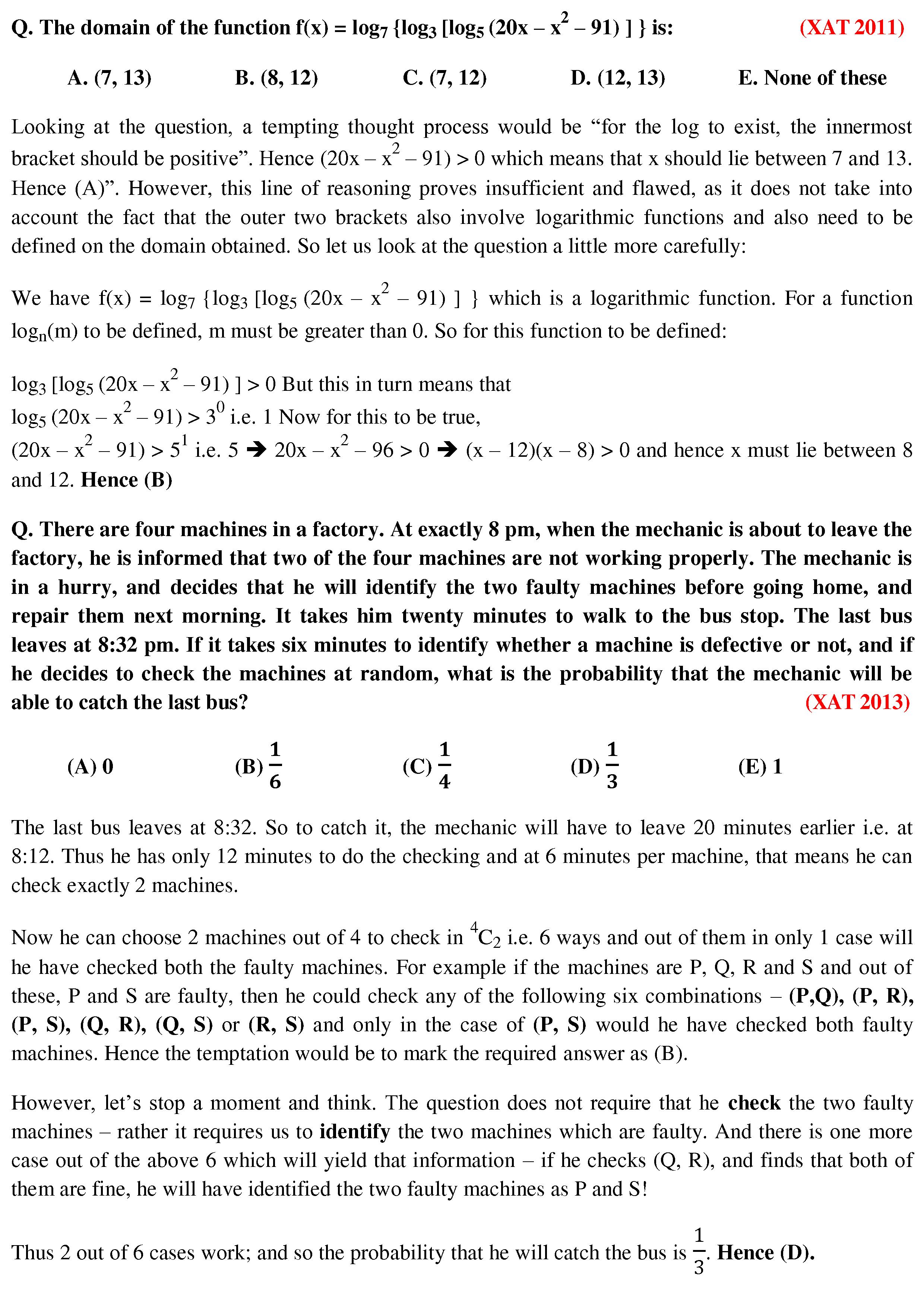 XAT Scan – 2 – CAT-holics