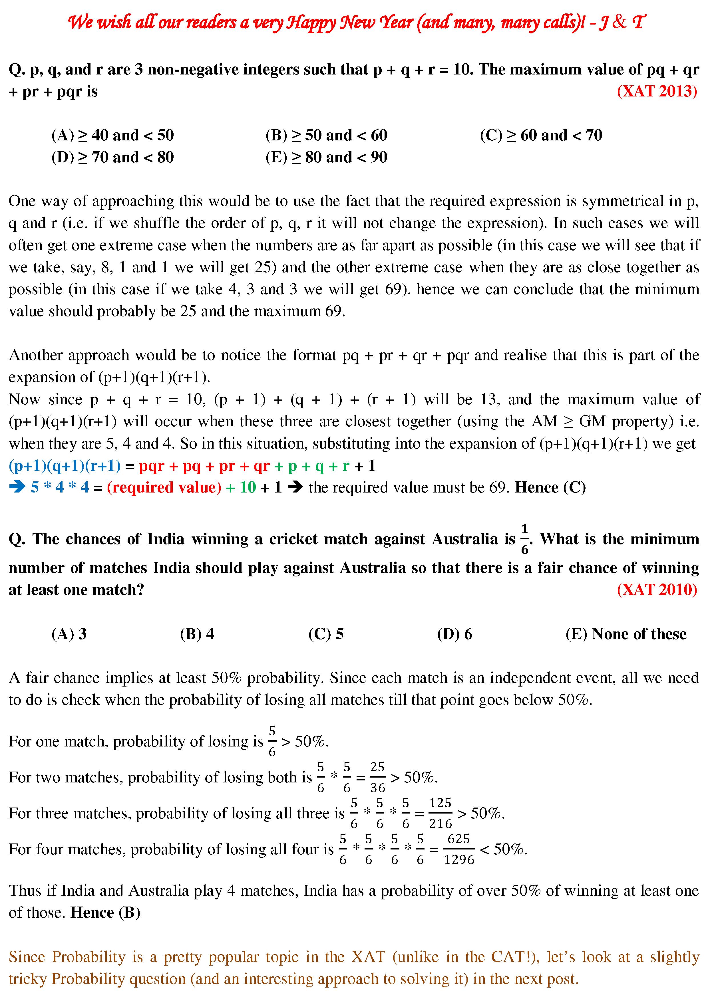 XAT Scan – 7 – CAT-holics