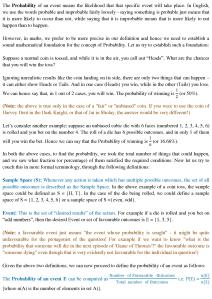 Probability – 1 – CAT-holics