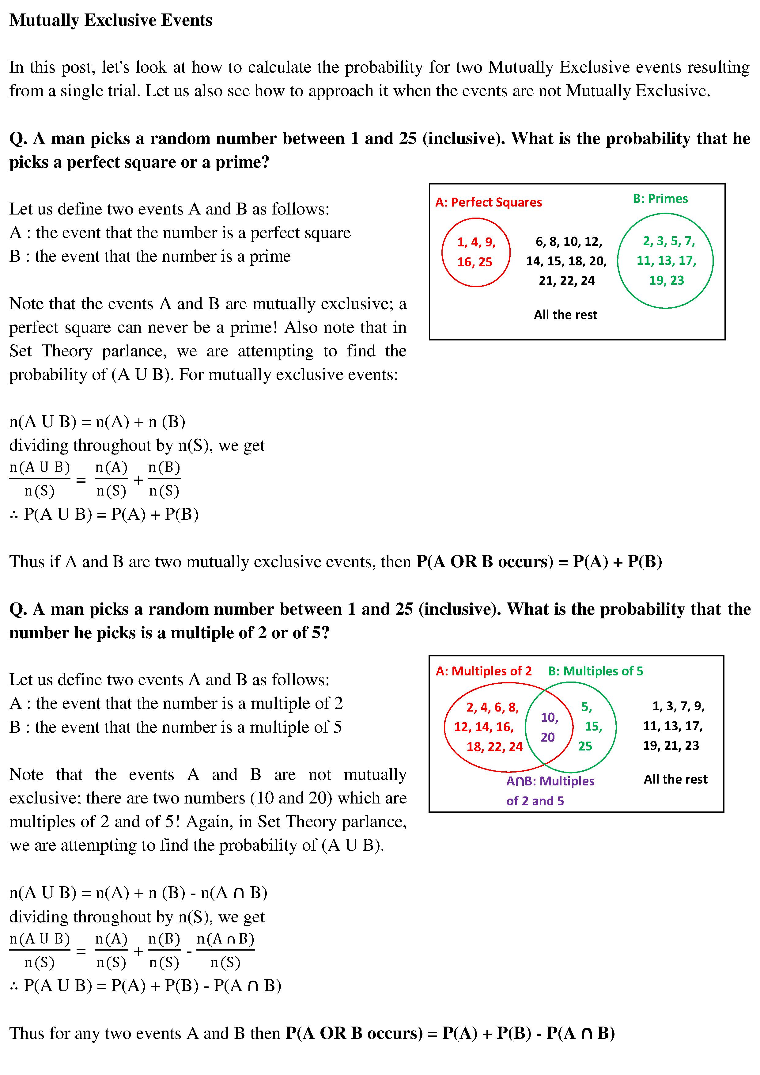 Probability – 6 – CAT-holics