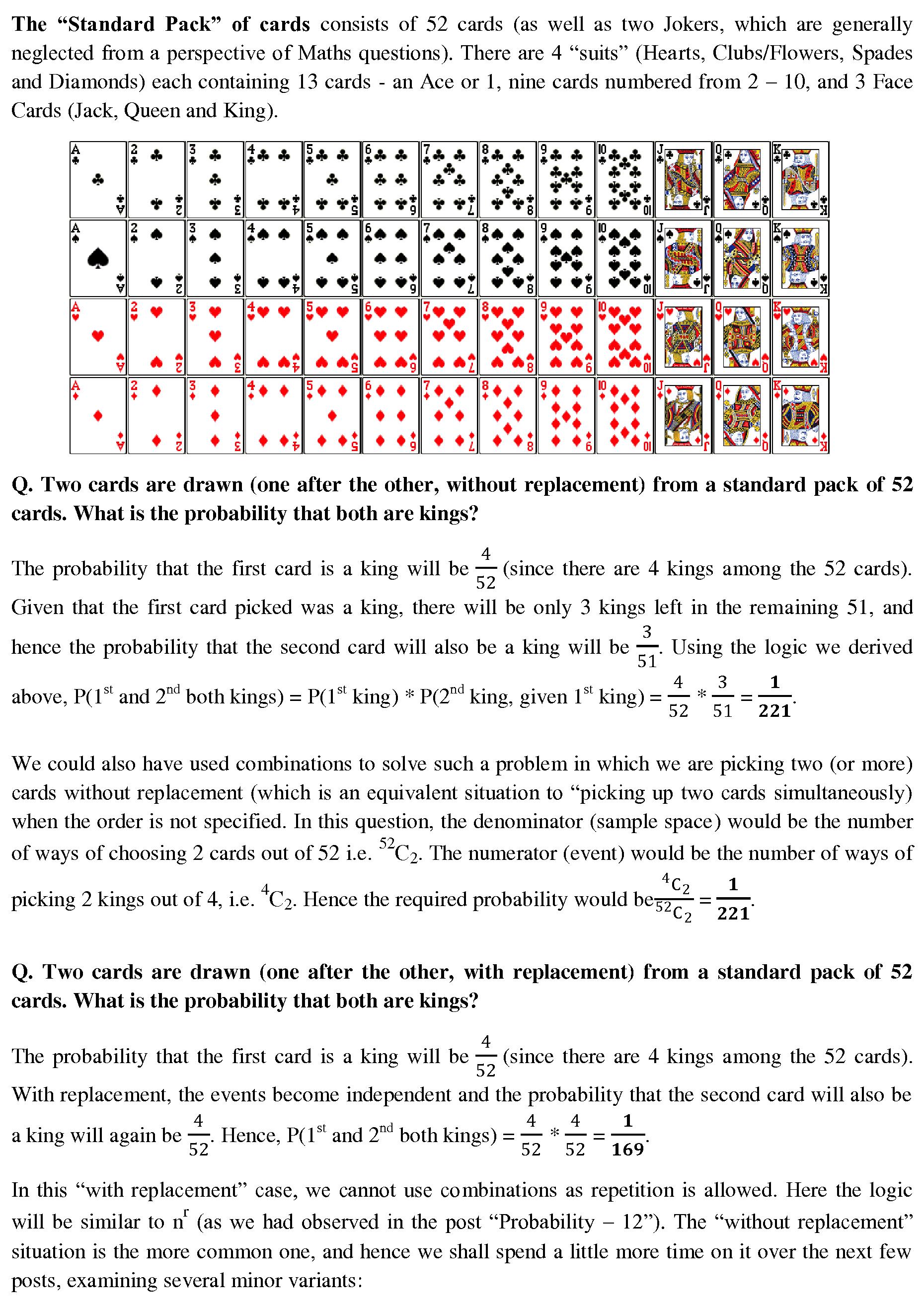 Probability – 16 – CAT-holics