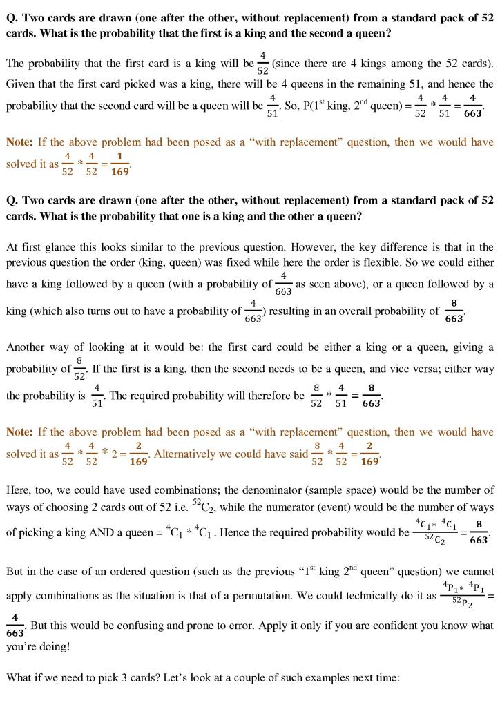 Probability – 17 – CAT-holics