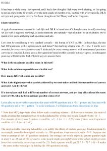 Exam-Based Sets – 1 – CAT-holics