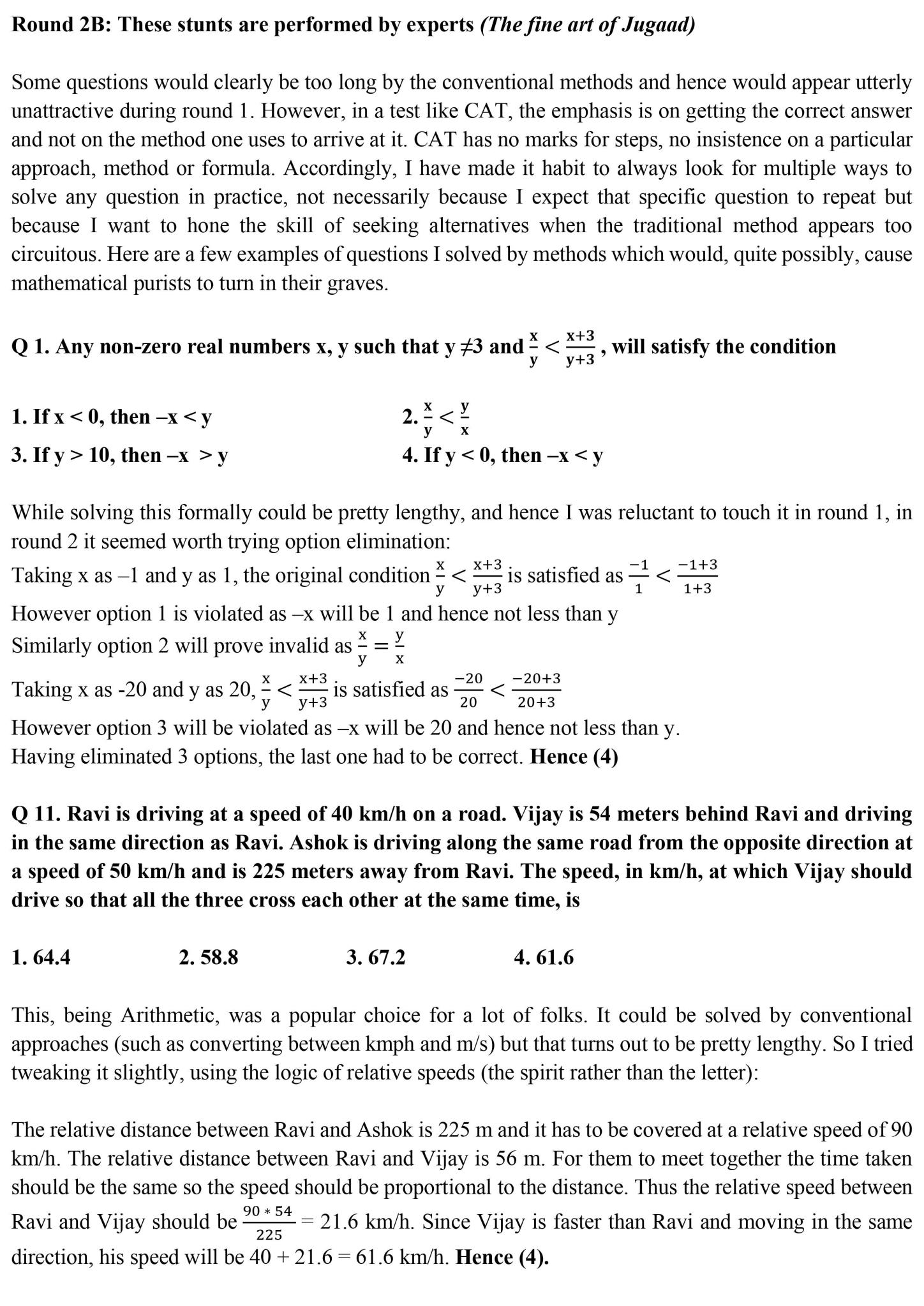 CAT-holics – mathematics and vocabulary for the CAT